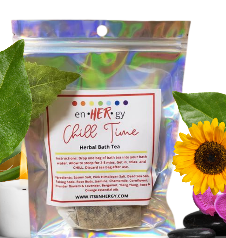Chill Time Herbal Bath Tea – en•HER•gy Accessories & Holistics